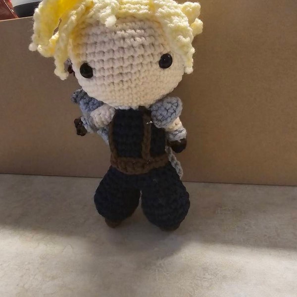 DIY PATTERN - Cloud Strife (FFVII) - Amigurumi Crochet Pattern - Etsy