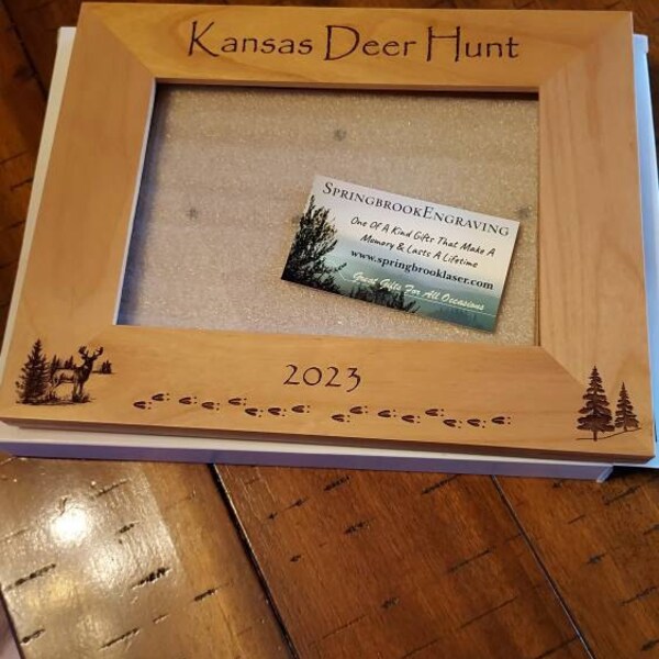 Deer Hunting ~ Hunting Frame ~ Hunting Gift ~ Gift for Hunter ~ Hunting ...