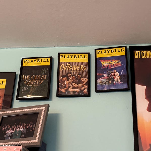 Theatre Program Display Frame | Broadway Program Wall Art | Lightweight ...