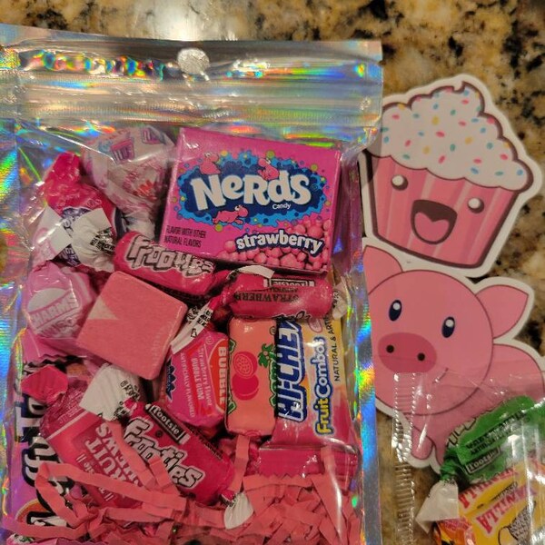 Sweet Glossy Bundle, Sweet Tooth, Lip Gloss, Candy Gift, Mystery Candy ...