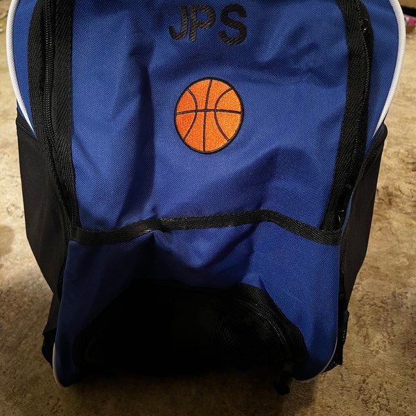 Personalized Volleyball Backpack With Name & Embroidered Volleyball ...