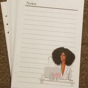 Printed Double Sided Notes Refill for Your Agenda GM MM PM, Personal ...