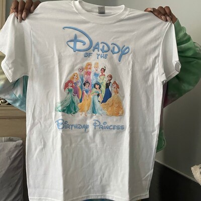 Disney Princess Family Birthday Shirts, Disney Princesses Birthday Shirt Set, Princess Family ...