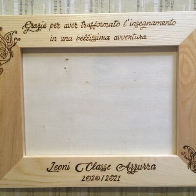 Best Friend Gift Frame, Photo Frame With Dedication, Custom Engraved ...