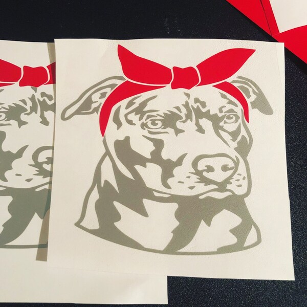 Pit Bull SVG File,pit Bull With Bandana SVG -vector Art for Commercial ...