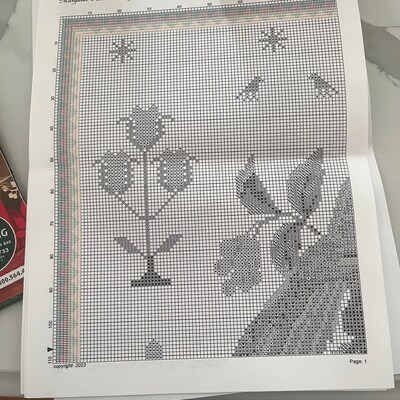 PLUM STREET SAMPLERS pink House Sampler Counted - Etsy