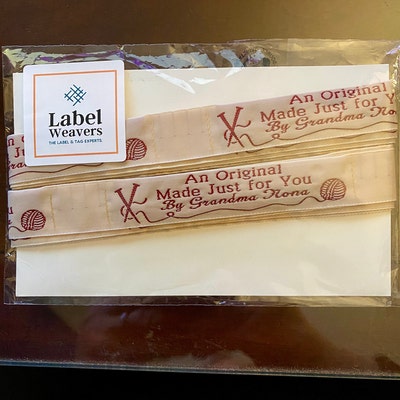Personalized 100% Woven Sewing Labels - Etsy