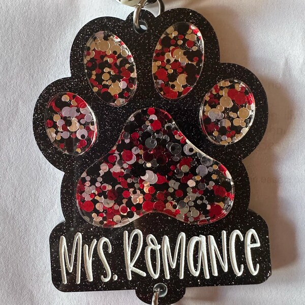 Personalized Engraved Acrylic Name Tag, Magnetic Name Badge, Substitute ...