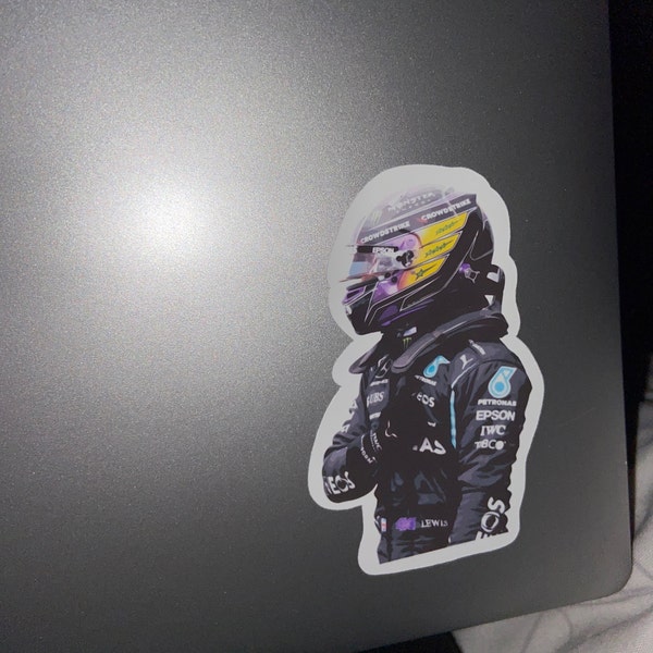 Formula One Lewis Hamilton Vinyl Sticker - Etsy