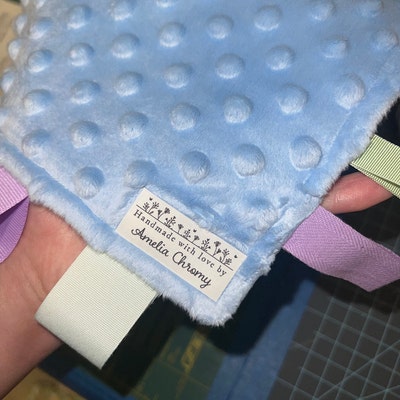 Fabric Name Tags, 30x Cotton Name Labels, Two Line Personalization ...