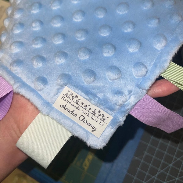 Fabric Sewing Name Tags, 40 X Cotton Name Labels, Personalized, Custom ...