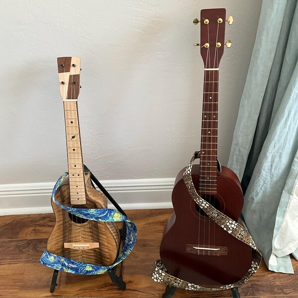 Ukulele Keychain Wood Keychain Handmade Keychain Bobble Ukulele ...