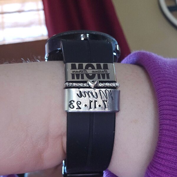 Fire Police EMS EMT Nurses Custom Hand-stamped Adjustable Ring, Custom ...