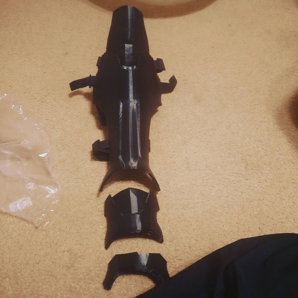 Sci-fi Soldier Space Marine Superhero Leg Armor With Straps Cosplay ...