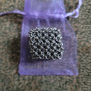 6x6x6 Chainmaille Cube | Etsy