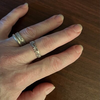 Adjustable Peace Sign Toe Ring Sterling Silver Adjustable Toe - Etsy