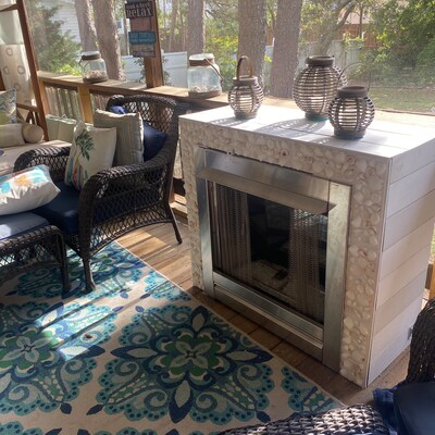 Seashell Coastal Decorative Tiles, Custom Deco Tile, Shell Backsplash ...