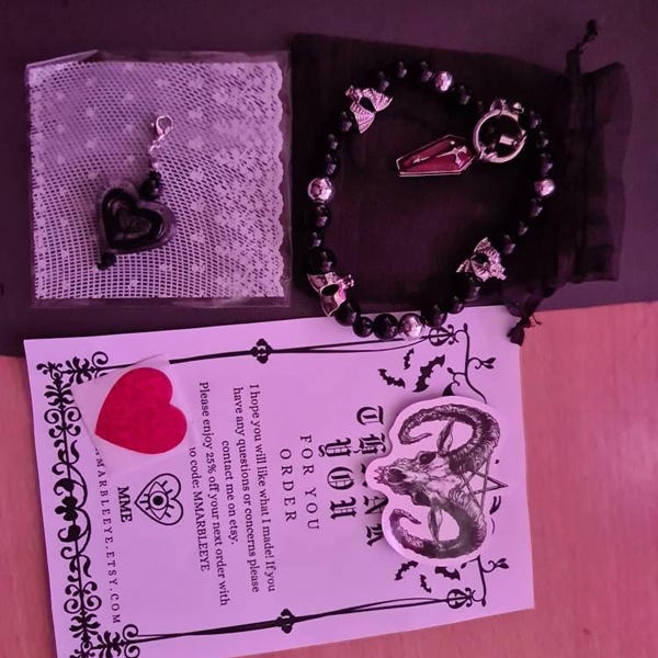 Amethyst Bat Beaded Goth Mobile Cell Phone Charm Accessory Strap - Etsy