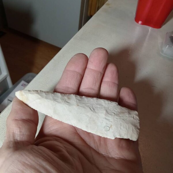 Authentic Indian Scraper Chisel Arrowhead Paleo Artifact - 1 3/4" X 4 1 ...