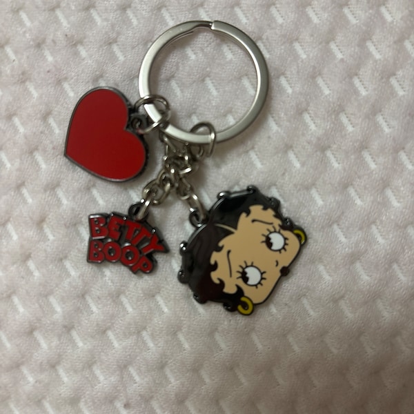 Vintage Betty Boop Keychain - Etsy