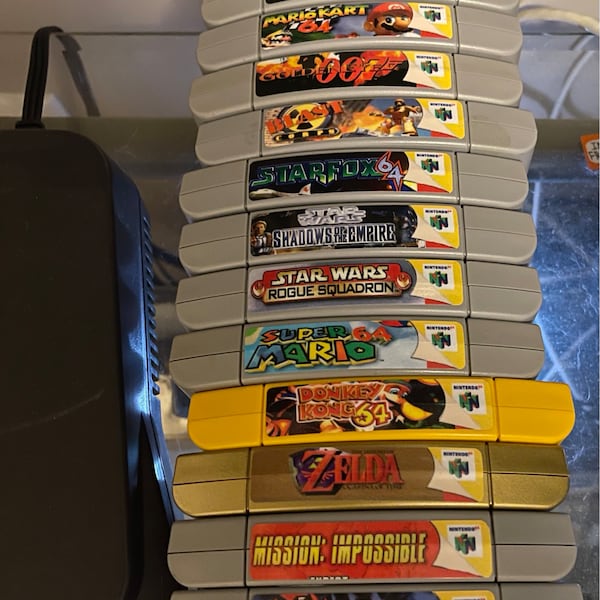 Atari Jaguar Sticker End Labels Set for All 185 Custom Cartridge Game ...