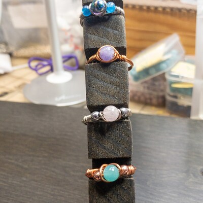 Stacked Jewelry Store Ring Display / Multiple Ring Holder / Multiple ...