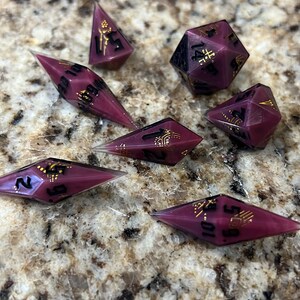 The Forbidden Fey Dice Set / Sharp Edge Dice / Dice for Dungeons and ...