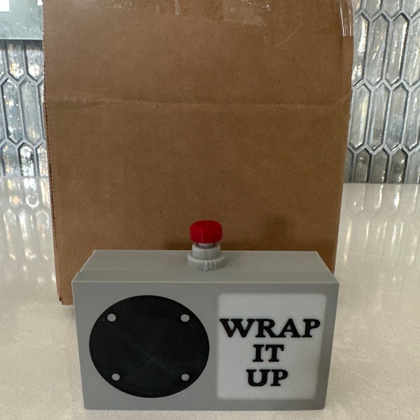 Working Wrap It up Box With Speaker, Play Button and Rechargeable ...