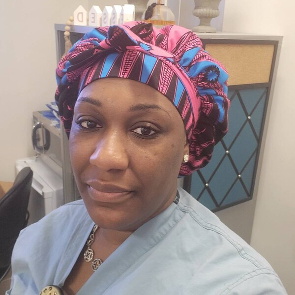 Satin-lined Scrub Cap/ Bonnet - Etsy