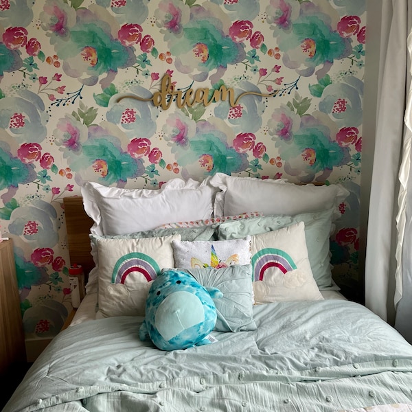 Dream Word Cutout, Wooden Letters Dream Sign, Dream Cutout, Wooden ...