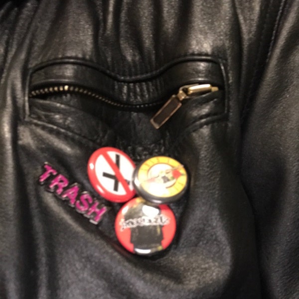 TRASH Enamel Metal Pin - Etsy