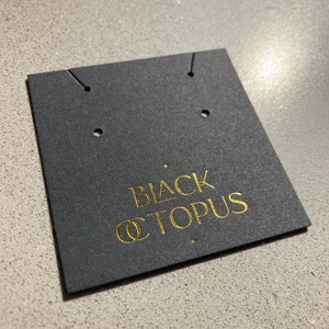 100pcs Personalized Jewelry Display Card Custom Paper Card Earring ...