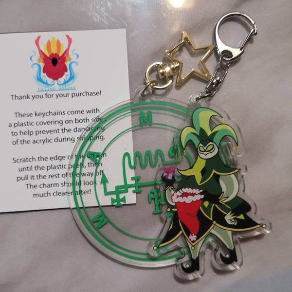 Helluva Boss/hazbin Hotel Holiday Themed Keychains - Etsy