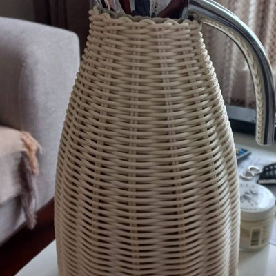 Insulated Rattan Wicker Pitcher - Etsy
