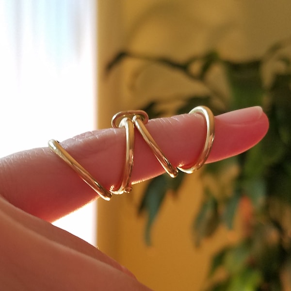 Adjustable Sterling Silver Swan Neck Splint Ring: Hyperextension ...