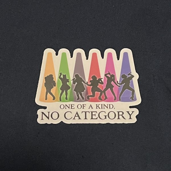 Six the Musical Broadway WATERPROOF CLEAR Sticker - Ex-wives/new York ...