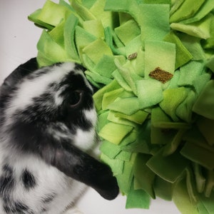 Bunny Rabbit Snuffle Mat, Foraging Blanket, Stimulation Treat Toy ...