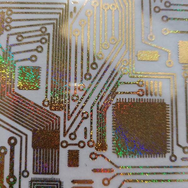 Circuit Board 1 | Foil Transparency Full Sheet | Resin Insert ...