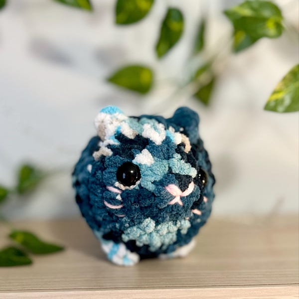 Mini Chonky Cat FREE NO SEW Crochet Pattern | Quick and Easy | Beginner ...