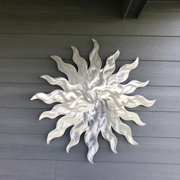 Sun Wall Art, Modern Home Decor, Sun Wall Decor, Home and Living Room ...
