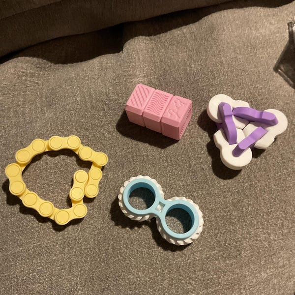 3D Printed Mini Articulated Animals, Fidget, Display, Toy, Colorful ...