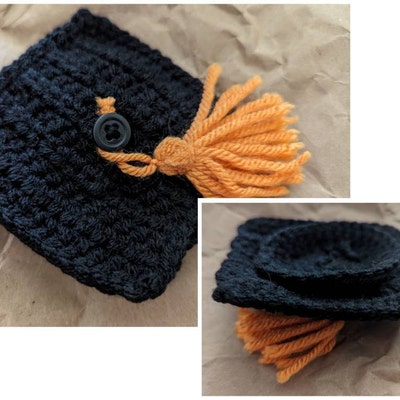 Crochet Mini Graduation Cap Accessory OCTOPUS NOT INCLUDED, More Color ...