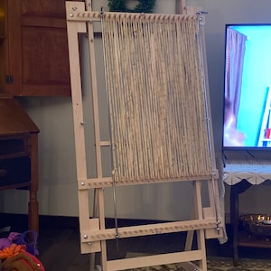 Adjustable Twining Loom for Rag Rugs Place Mats and - Etsy