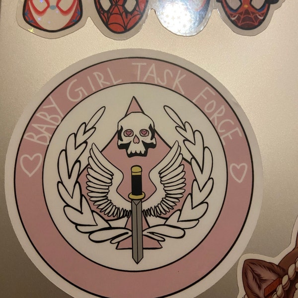 Baby Girl Task Force Sticker - Etsy