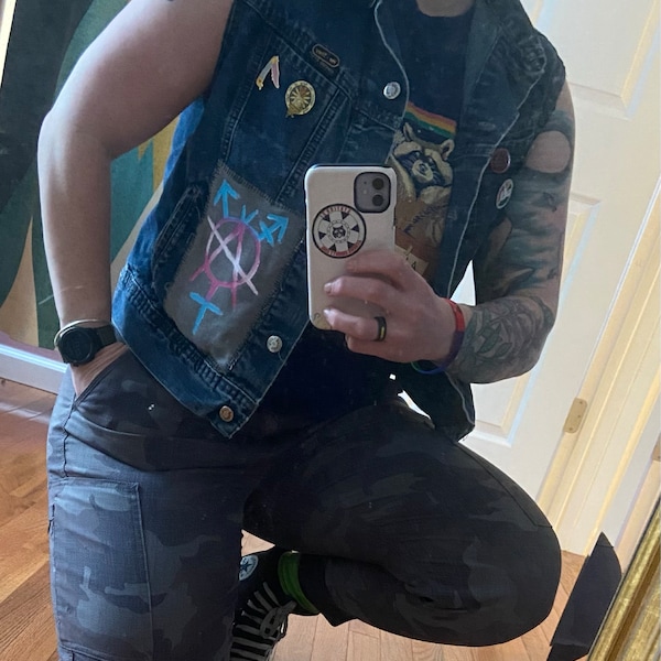 No Means No Unique Handpainted DIY Punk Patches | Multiple Designs - Etsy