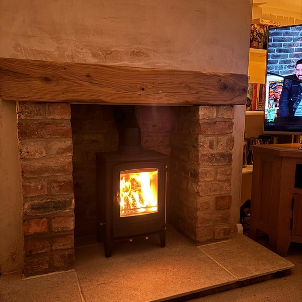 Floating Oak Mantle Shelf-bespoke Sizes, Pre-drilled, Fixings Included ...