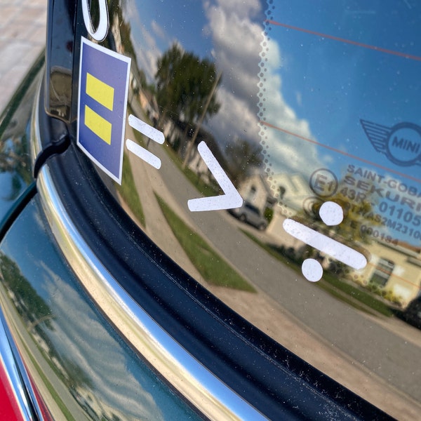 Equality Car Decal | = > ÷ Sticker | Equality is Greater Than Division ...