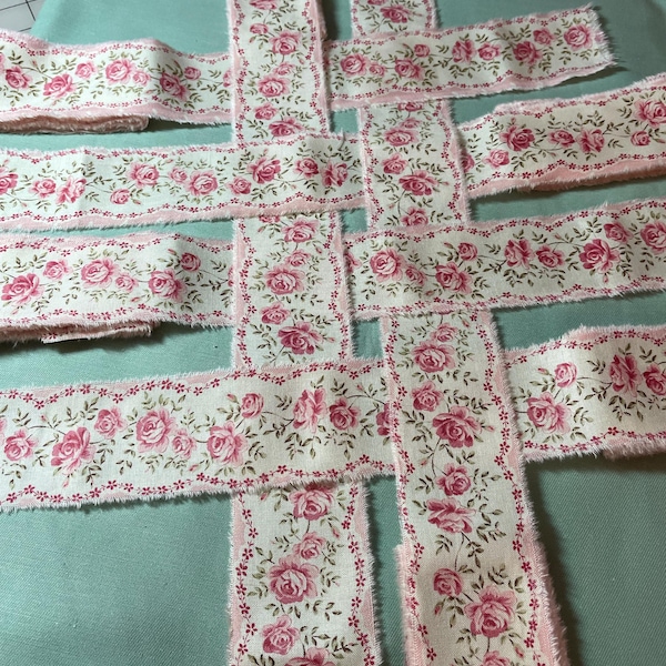 Rose Ribbon Trim, French Trim, Vintage Rose Ribbon, Shabby Chic Ribbon ...