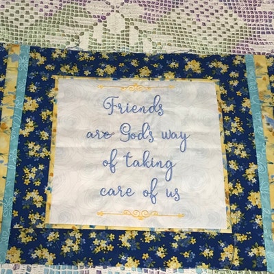Friends 2 Machine Embroidery Design - Etsy