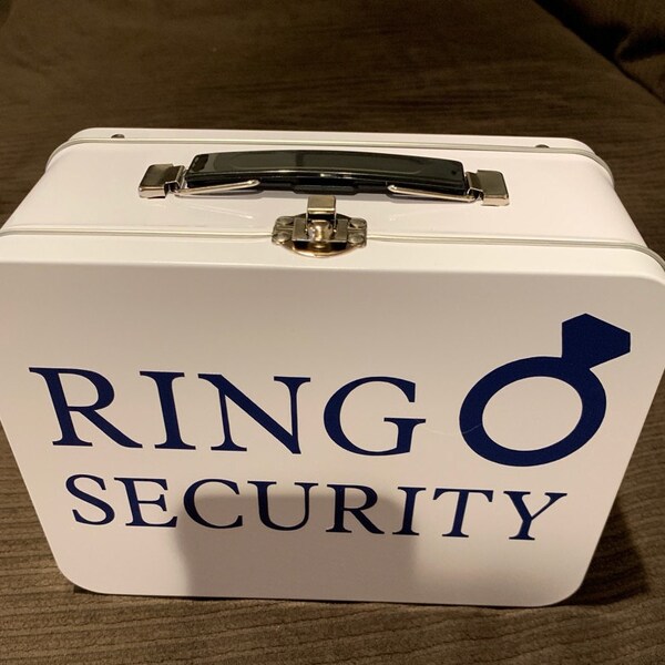 SET OF 2 Ring Security Boxes (white or Black) - Complete With Coloring ...